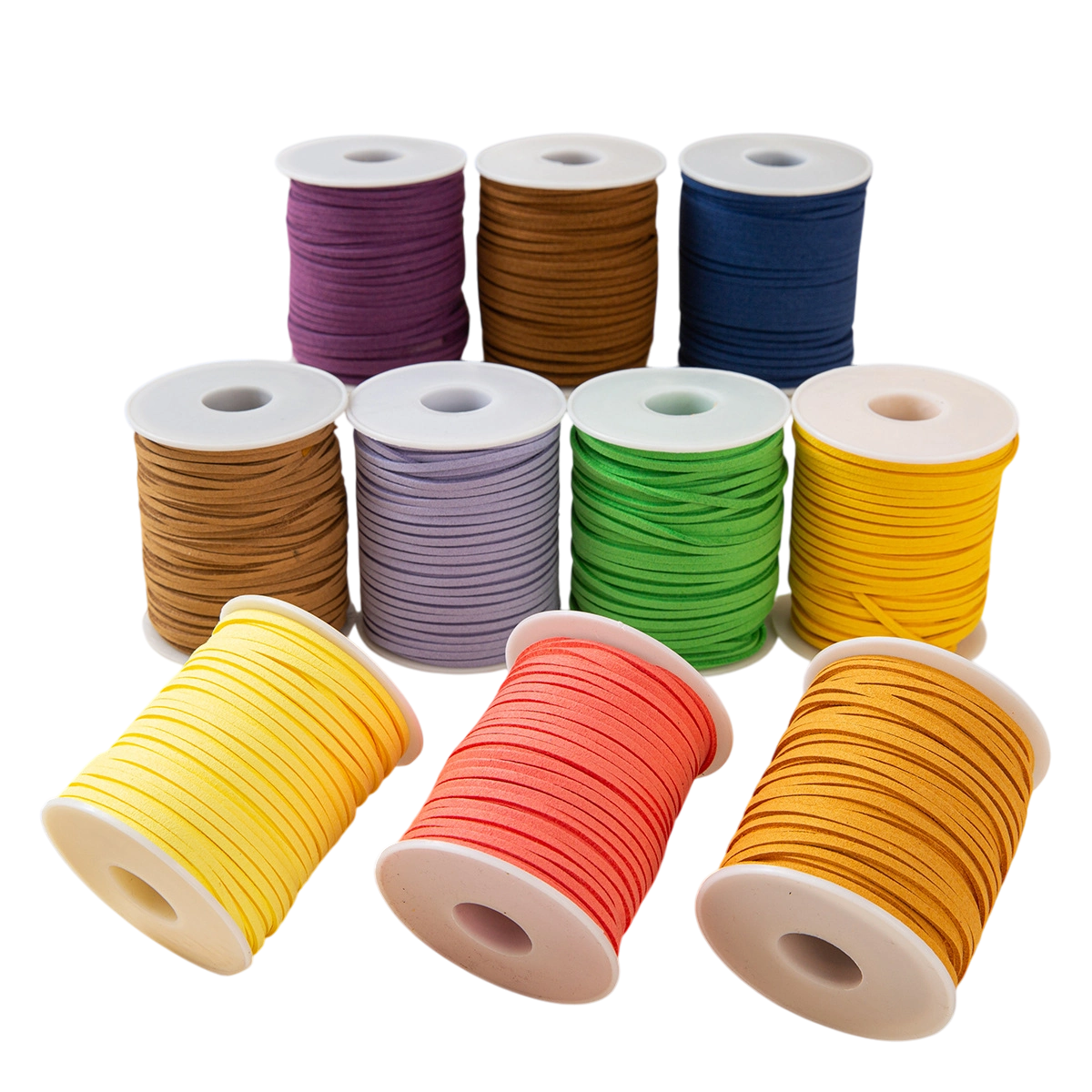 Cuộn dây nhung da lộn trang trí hoa buộc hộp quà, làm nơ, làm đồ handmade